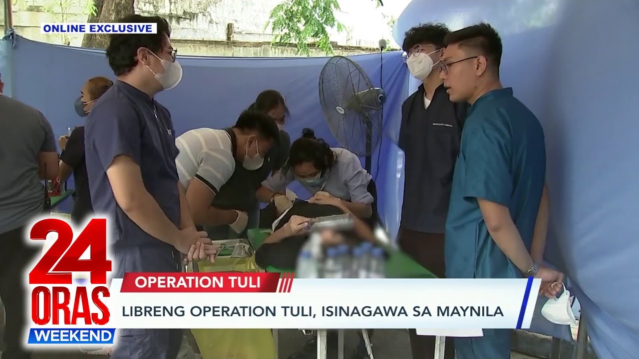 Libreng operation tuli, isinagawa sa Maynila | 24 Oras Weekend - YouTube