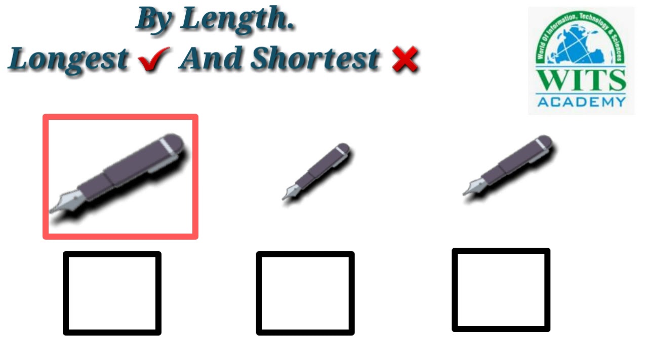 Class One Math Unit 1 longer, longest, shorter & Shortest video 2 Week ...