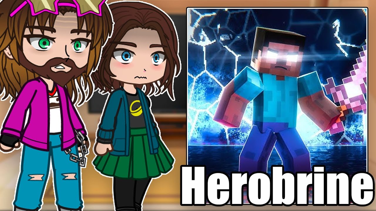 Minecraft Movie React To Herobrine | Minecraft | Gacha React - YouTube