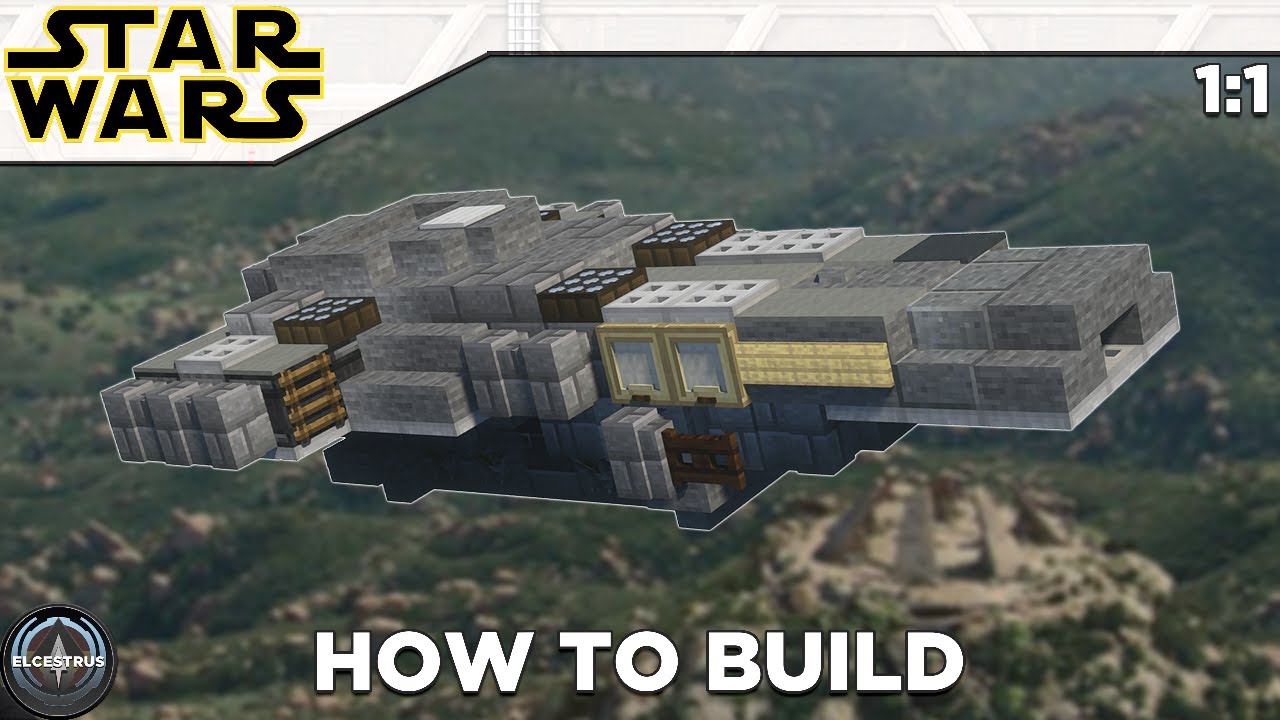 Imperial transport | Minecraft Star Wars tutorial - YouTube