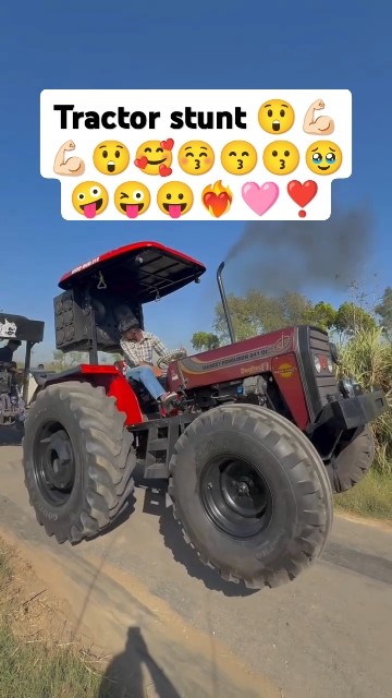 New modified tractor stunt short video punjabi tractor #trending # ...