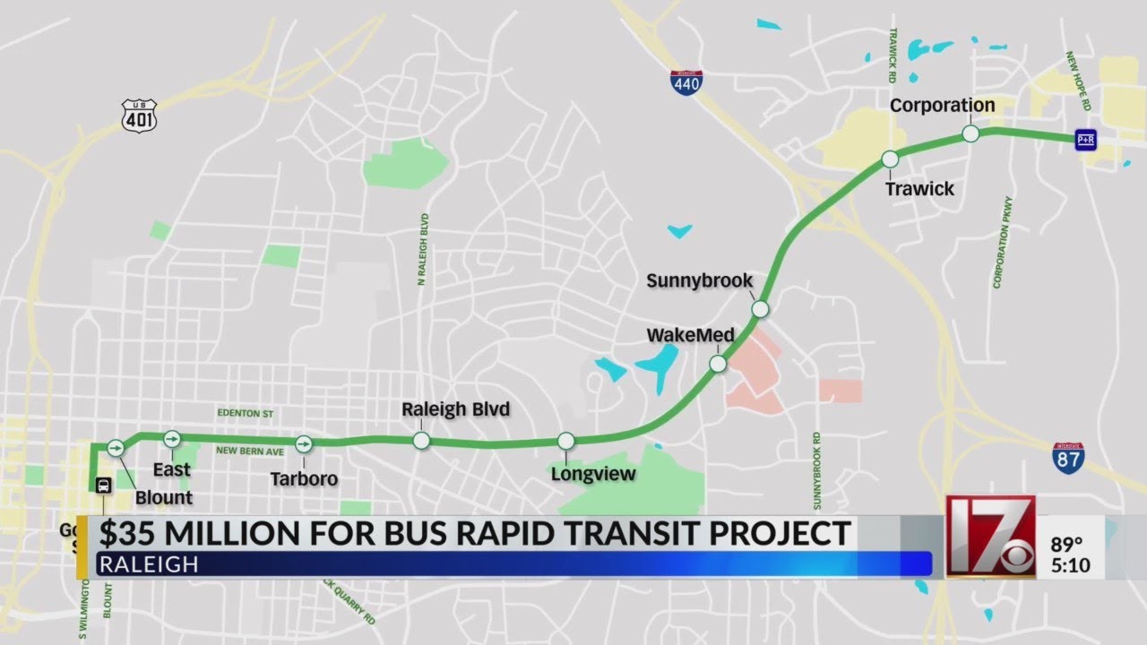 $35 million for Raleigh bus transit - YouTube