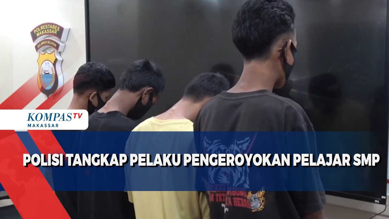 Polisi Tangkap Pelaku Pengeroyokan Pelajar SMP - YouTube