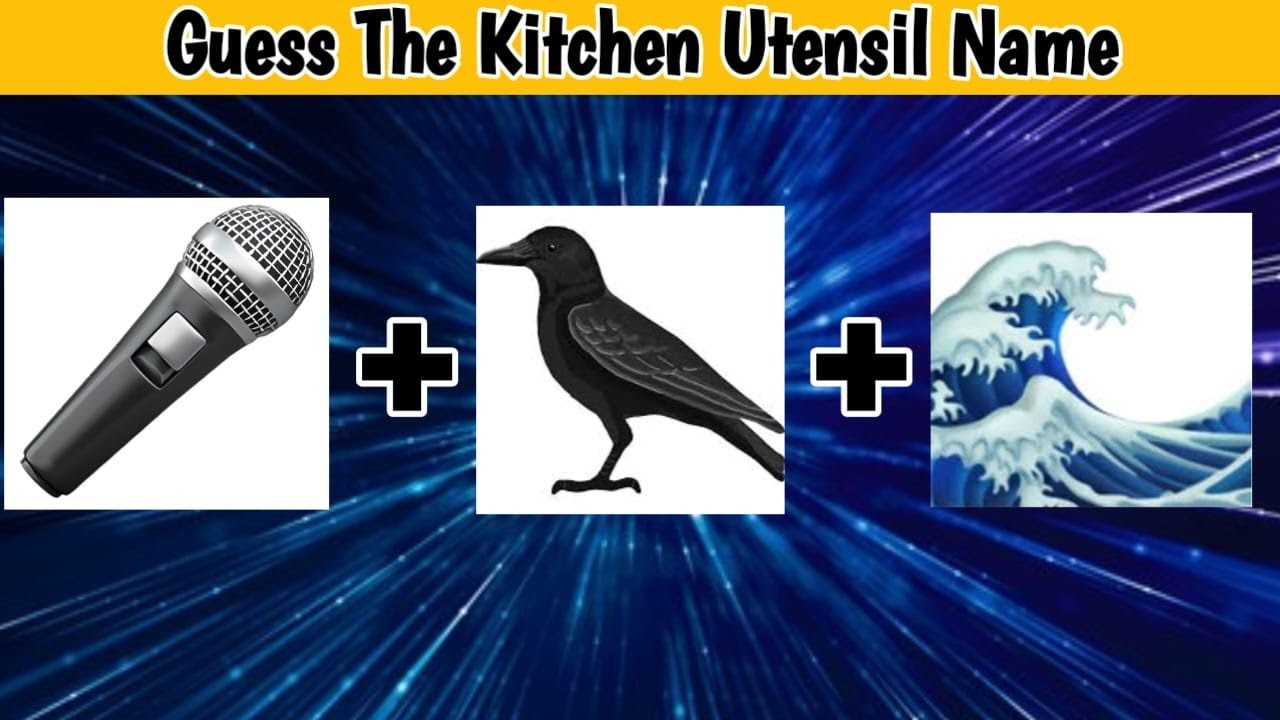 Guess The Kitchen Utensil name by emoji 🔥| Riddles in Hindi | Puzzle ...