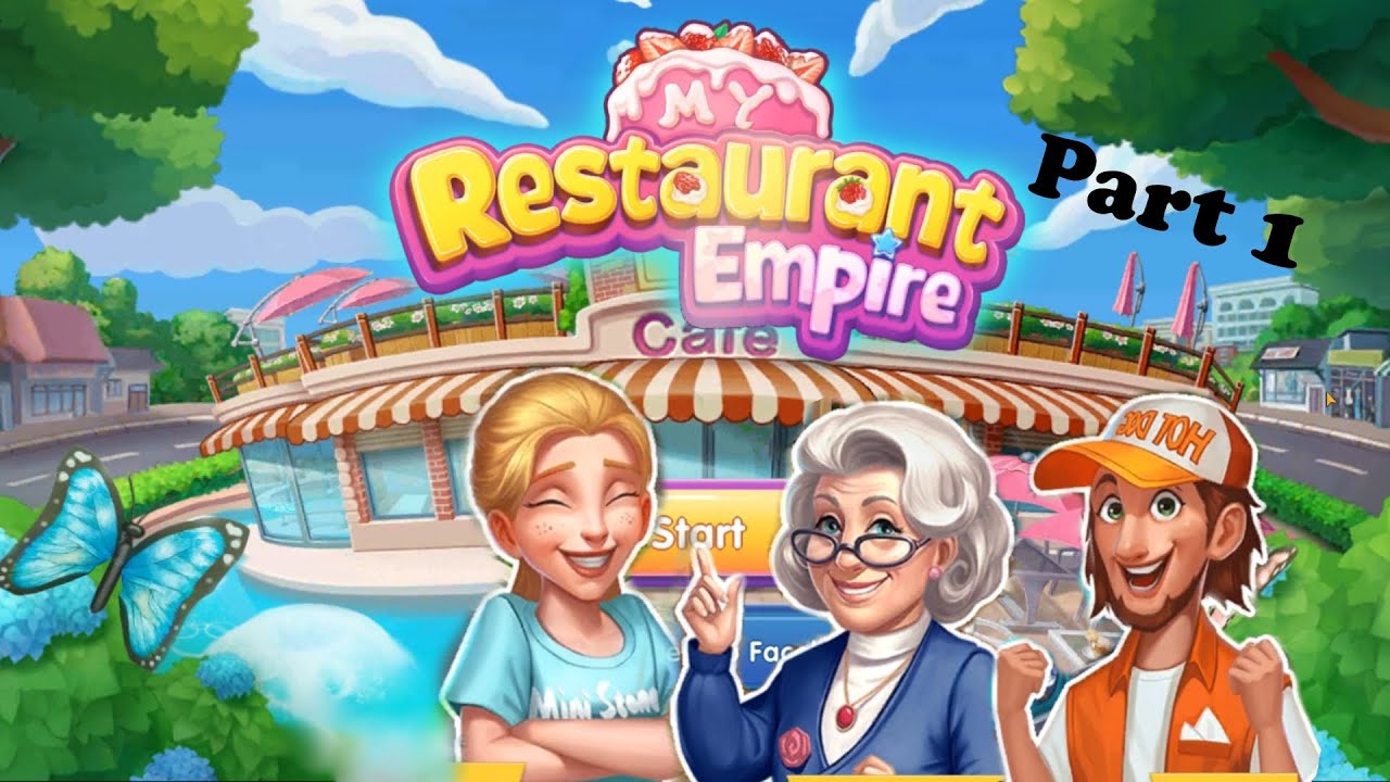 My Restaurant Empire 3D /First Impressions - Cook and Decorate/ Part 1 ...