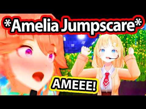 Ame Suddenly Appears on Kiara's Birthday Stream and Surprises Everyone 【Hololive】