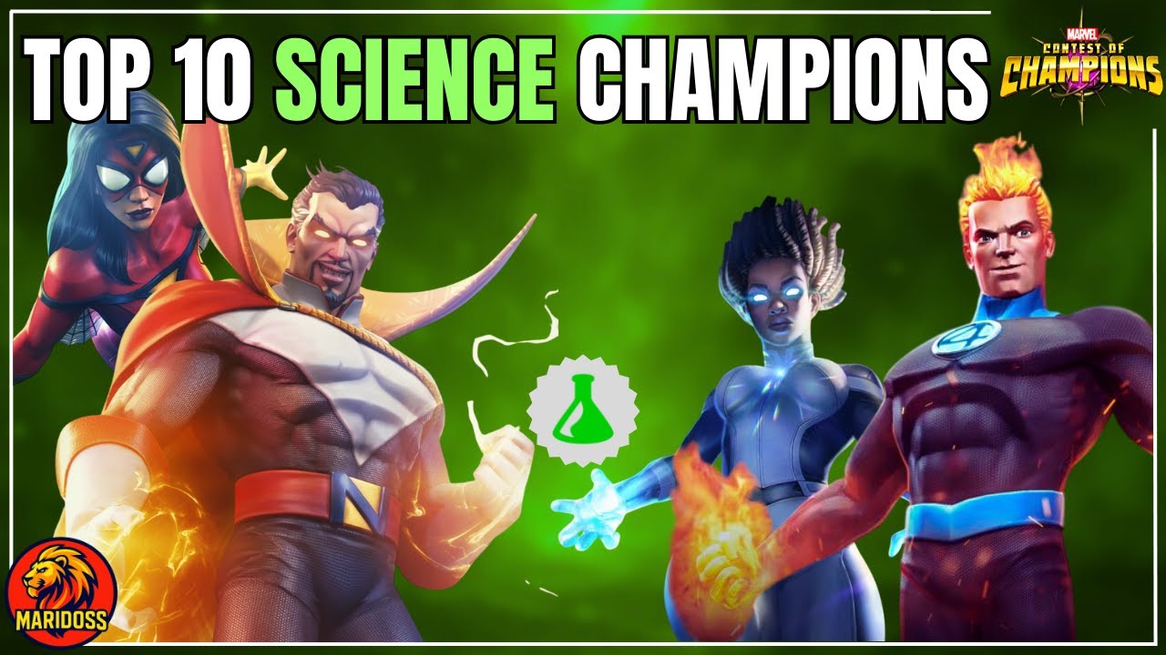 TOP 10 SCIENCE CHAMPIONS in MCoC UPDATE 2025 | En İyi 10 BİLİM ...