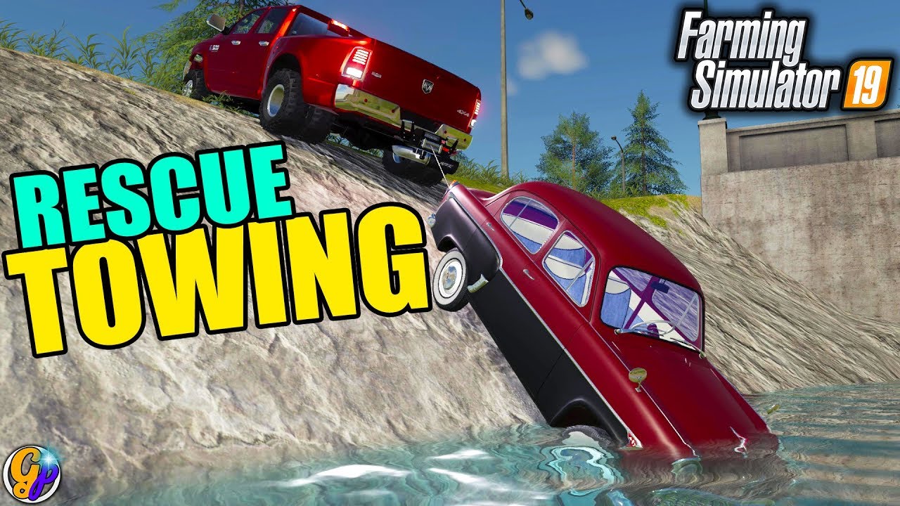 FS19 - OLD FASHION RESCUING $3,000 RESCUE TOWING FARMING SIMULATOR 19 ...