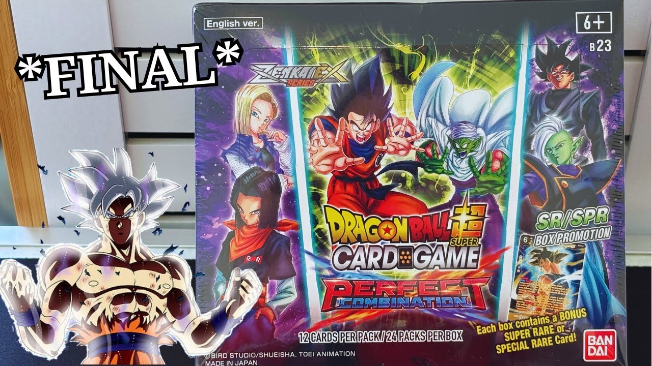 Last Chance Perfect Combination Opening | Dragon Ball Super Cards - YouTube