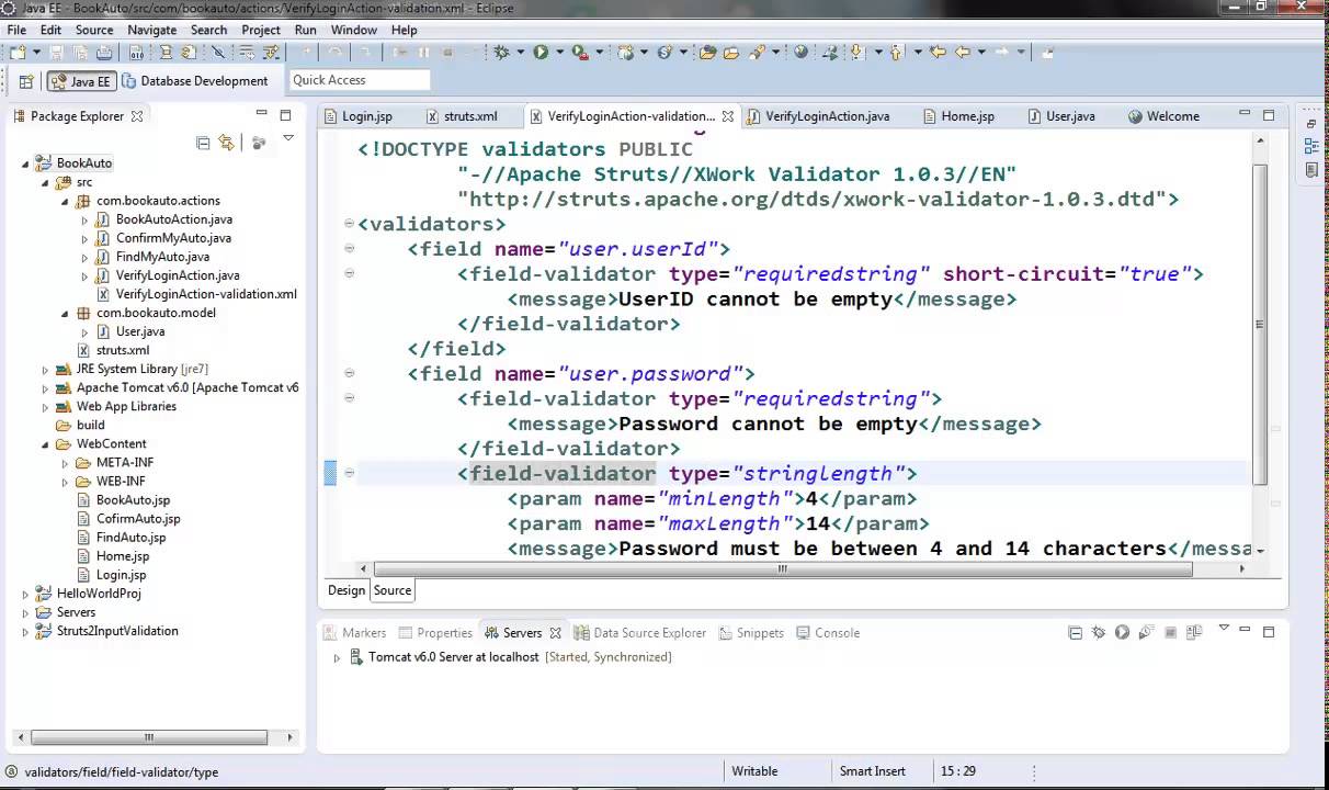 15 - Input validation using visitor validator - YouTube