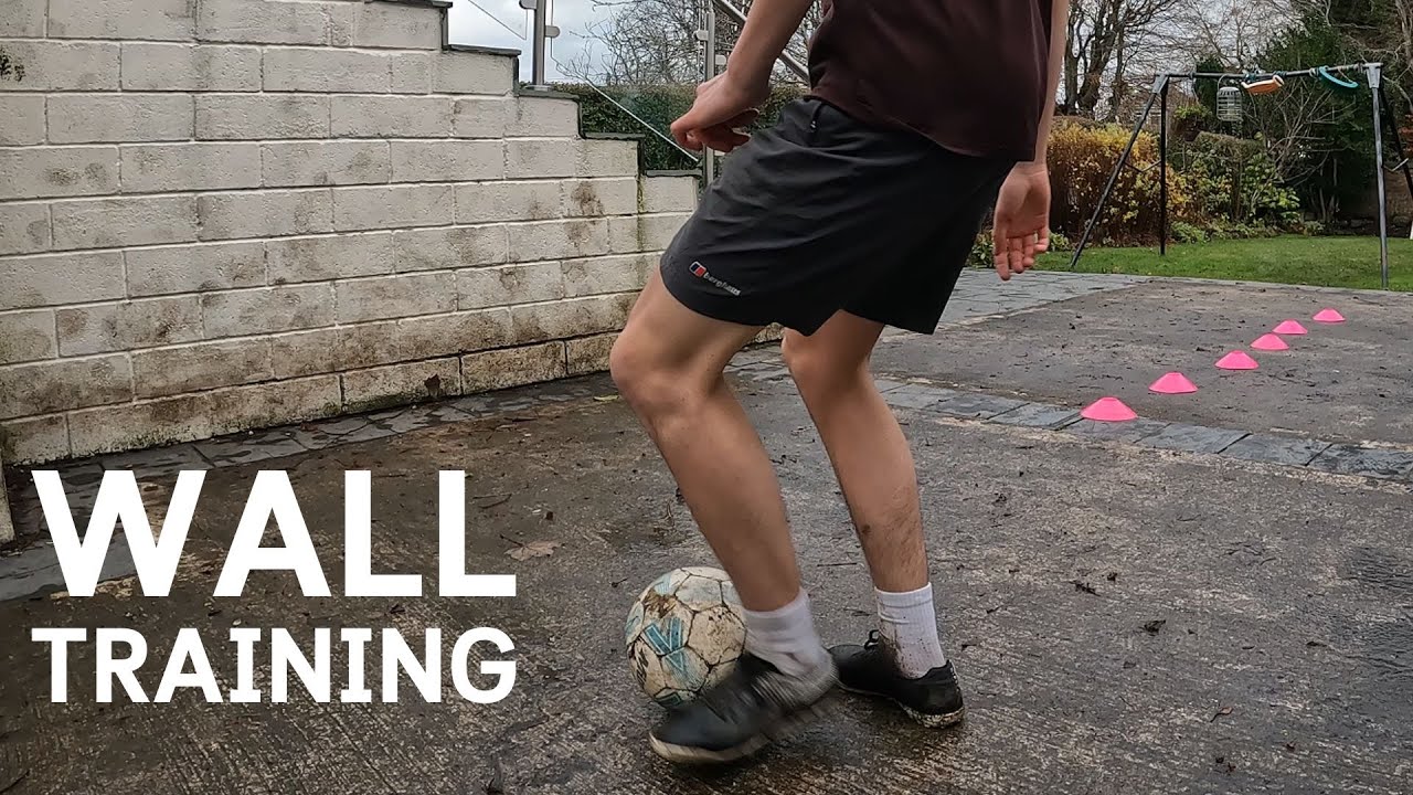 How to Train with Just a Wall | Soccer Training - YouTube