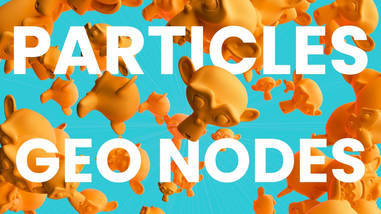 Introduction to Geometry Nodes Part 5 (Particles) - اتعلم جيوميتري نودز ...