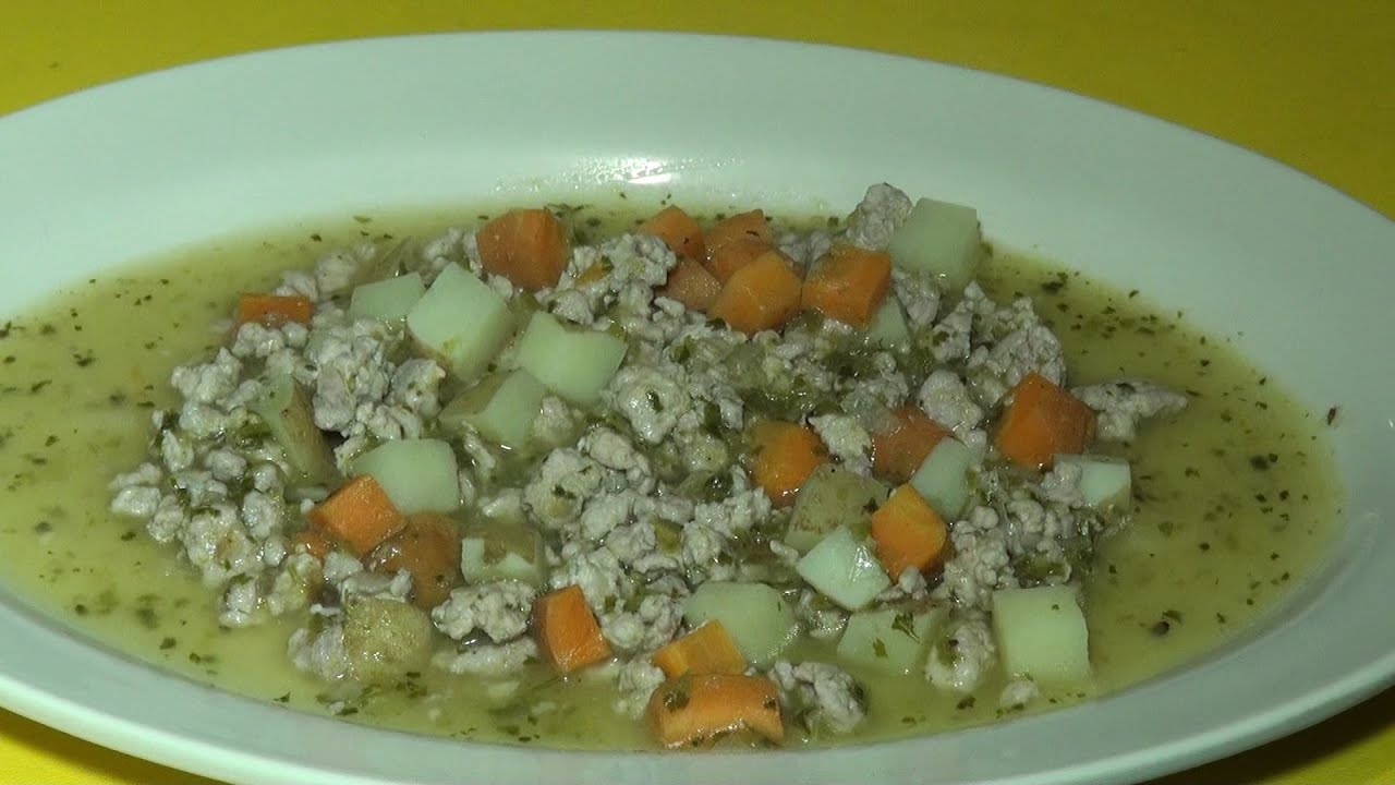 PICADILLO EN SALSA VERDE - YouTube