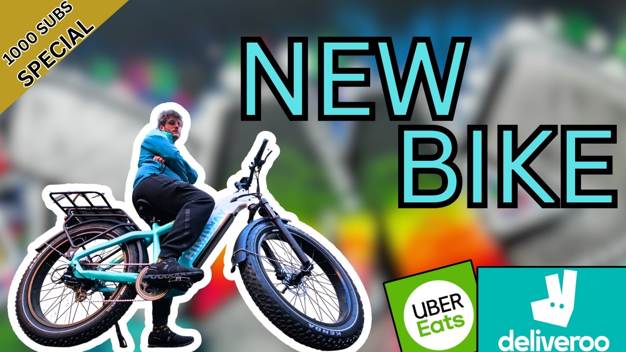 E-BIKE UPGRADE | Accept EVERY Order | Deliveroo & Uber Eats (1,000 Subs ...