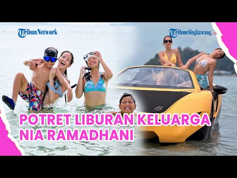 Nia Ramadhani dan Mikhayla Bakrie Kompak Berbikini, Netizen Singgung Soal Gelar Hajjah