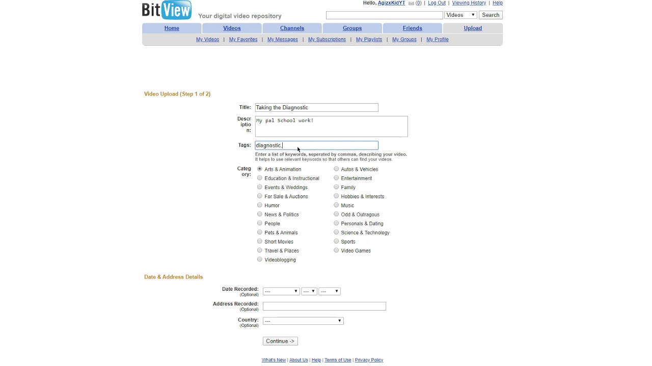 How to Upload a Video on BitView - YouTube