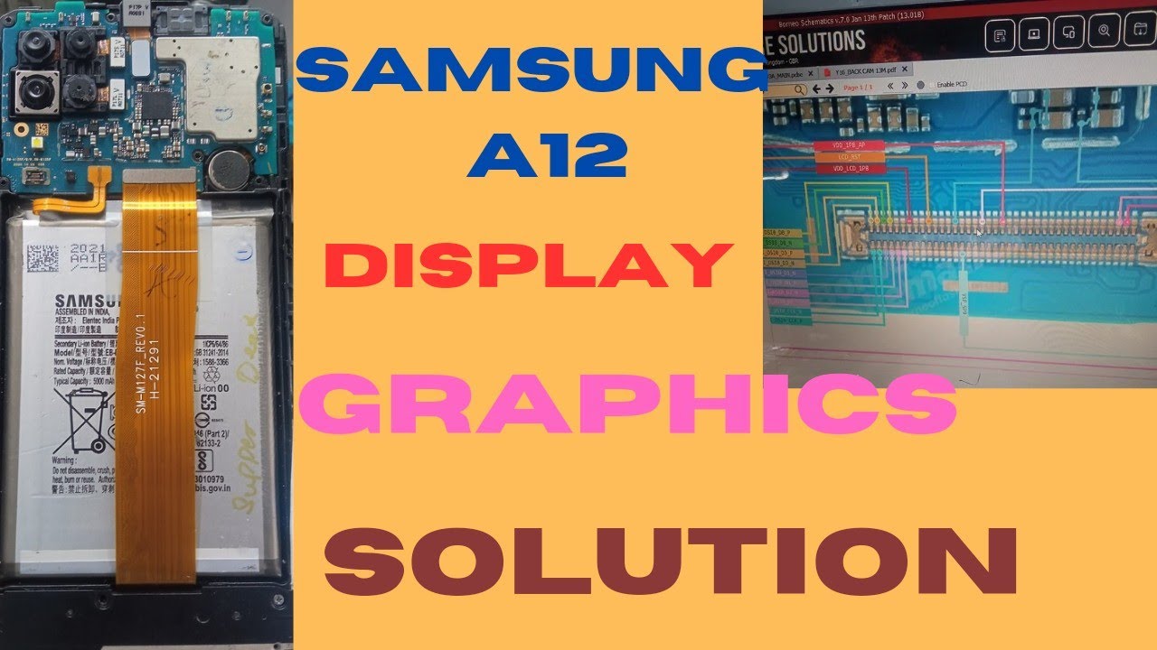 Samsung A12 Display Graphics Solution, Samsung A12 Graphics Problem Fix - YouTube