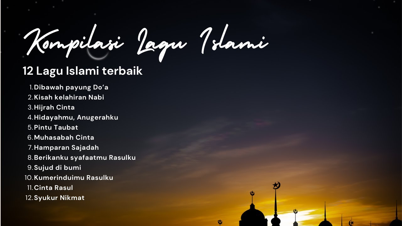 Kompilasi Lagu Islami ( 20 Lagu Islami Terbaik ) - YouTube