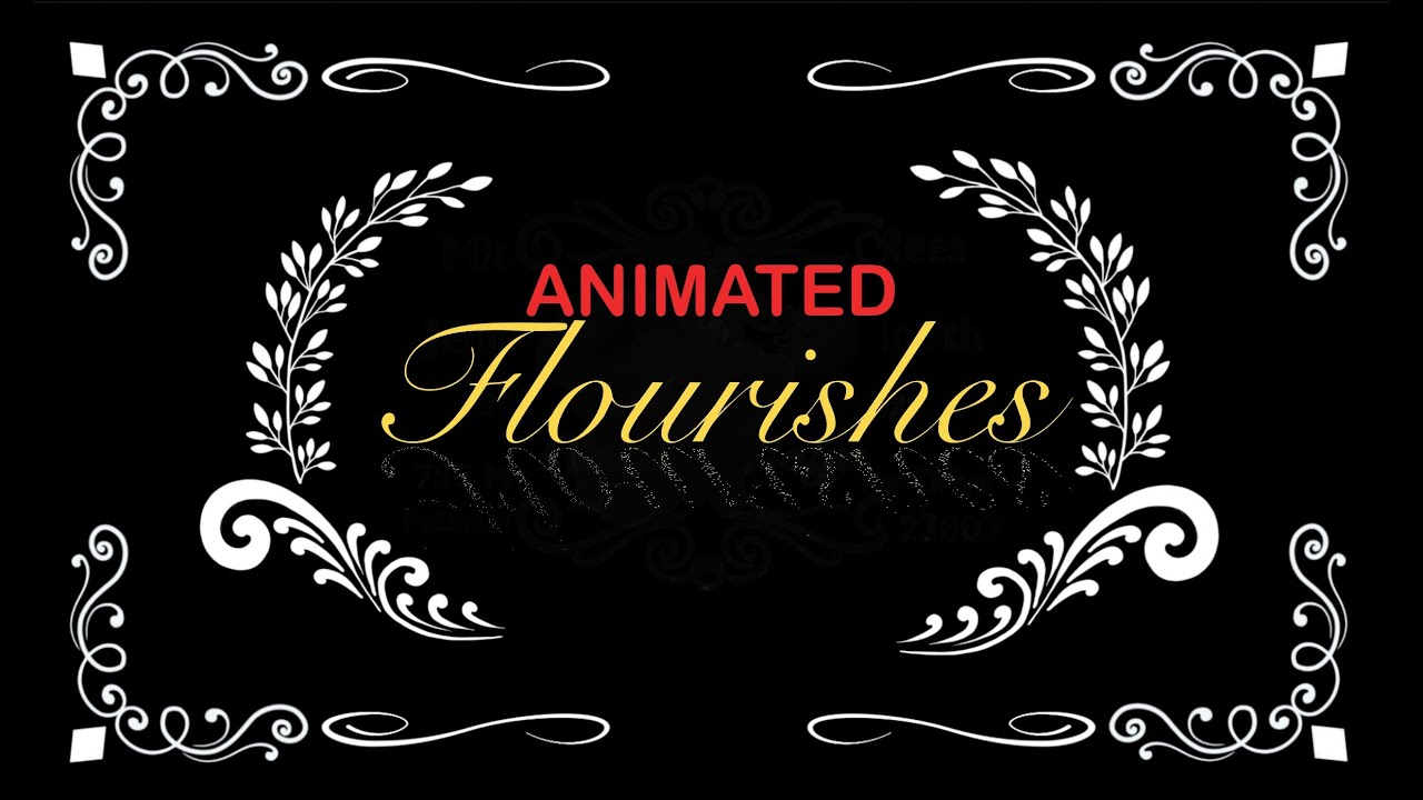 Animated Flourishes - YouTube