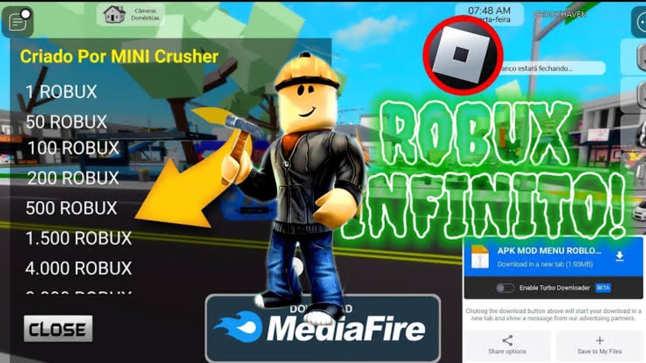APK MOD ROBUX INFINITO NO ROBLOX ATUALIZADO EM 2025 DOWNLOAD APK MOD ...