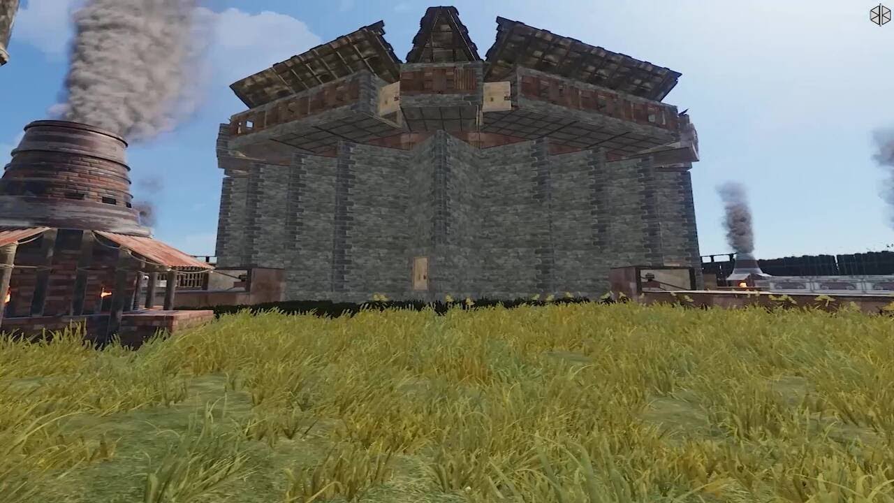 "Beamers Stadium" | Rust Clan Base | 52 rockets to tc - YouTube
