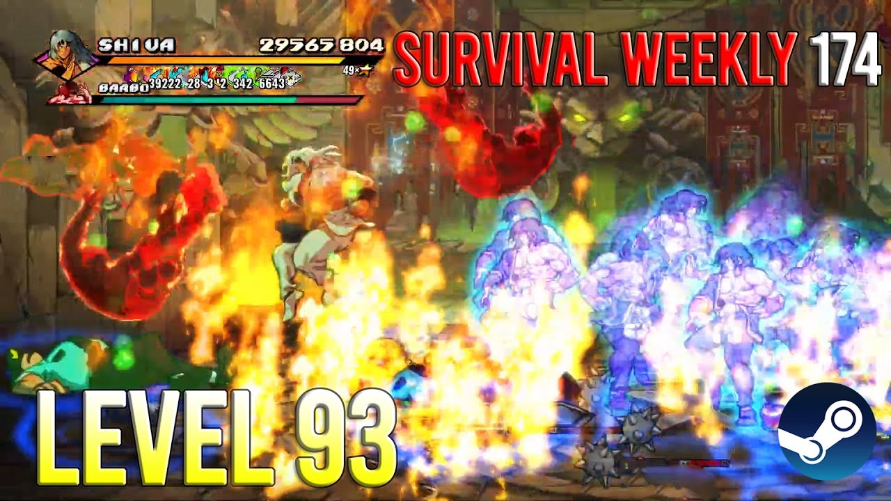 Streets Of Rage 4 - Shiva SOR4 Survival Weekly 174 V8 (Level 93) - YouTube
