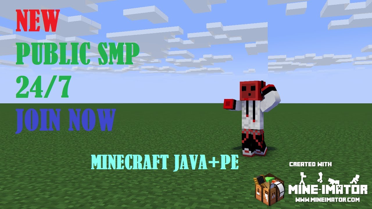 Minecraft Live,New Public SMP java+pe Join Now😉😊 - YouTube