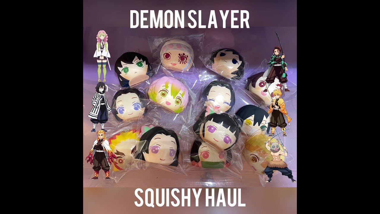 Demon Slayer Squishy Haul - YouTube