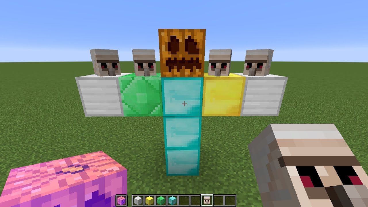 what if you create a SUPER GOLEM in MINECRAFT - YouTube