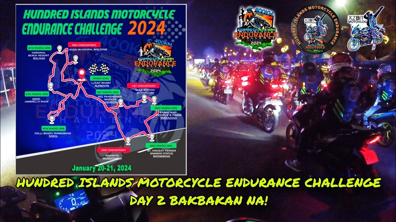 HUNDRED ISLANDS MOTORCYCLE ENDURANCE CHALLENGE 2024 DAY 2 BAKBAKAN NA ...
