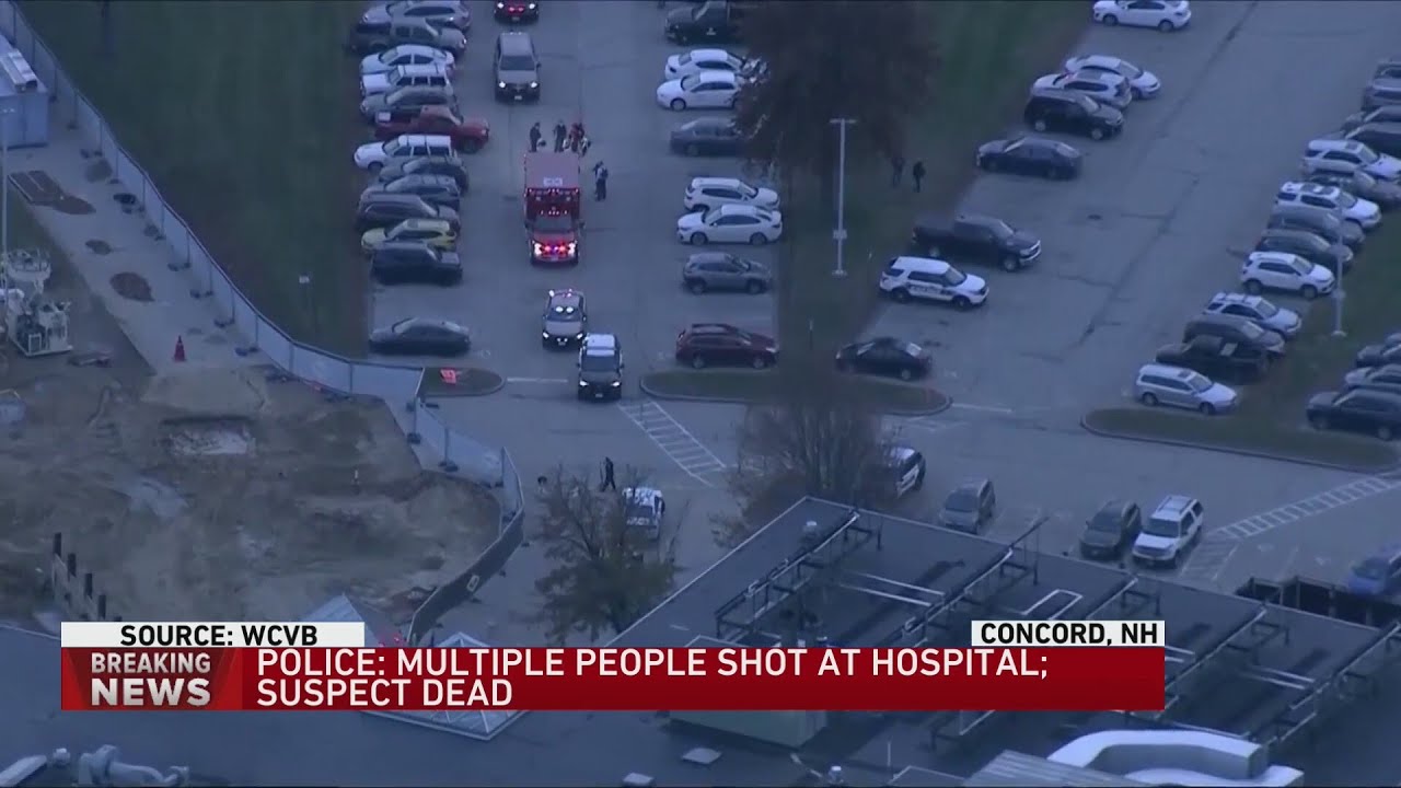 New Hampshire hospital shooting: Multiple people shot, police say - YouTube