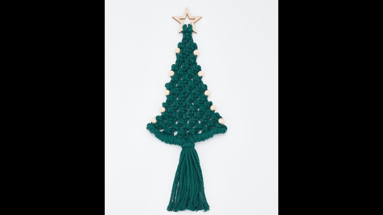 DIY Macrame Christmas Tree - YouTube