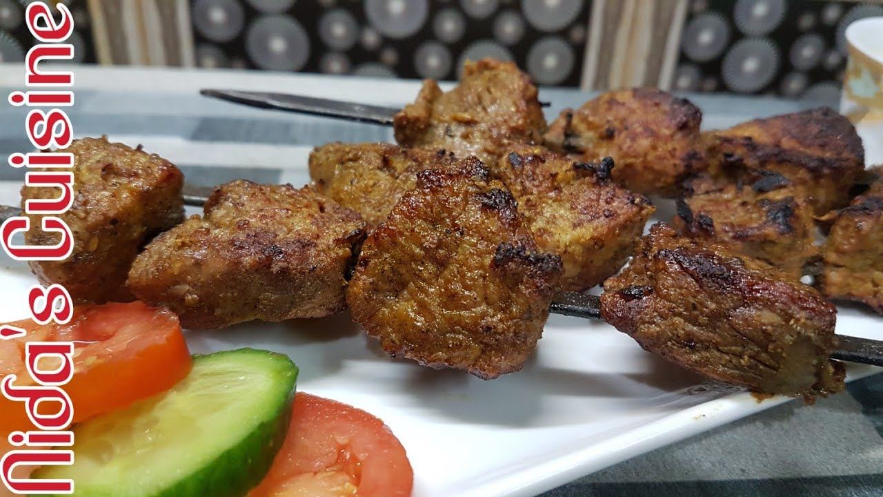 Beef Tandoori Boti - Nida's Cuisine - Beef Boti Recipe - Beef Recipes ...