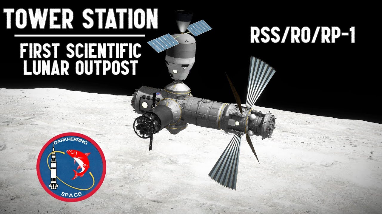 Tower Station - scientific outpost at the Moon! (RSS/RO/RP-1 ...