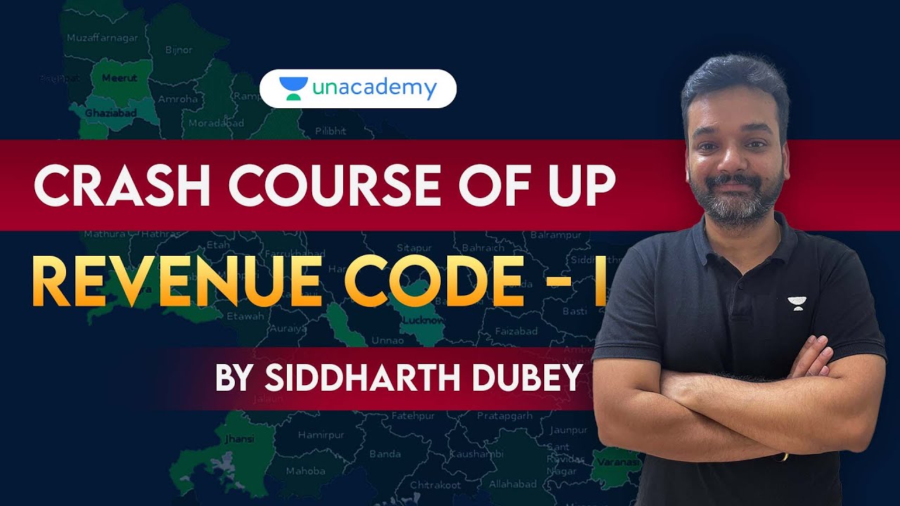 Crash course of UP Revenue code - I | Siddharth Dubey | U.P judiciary preparation - YouTube