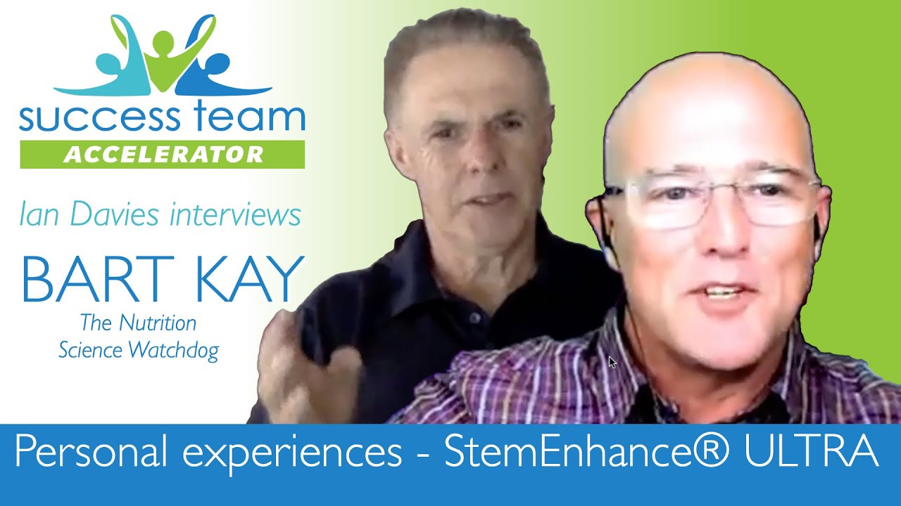 Bart Kay's and his Mother's personal experiences after consuming Stem ...