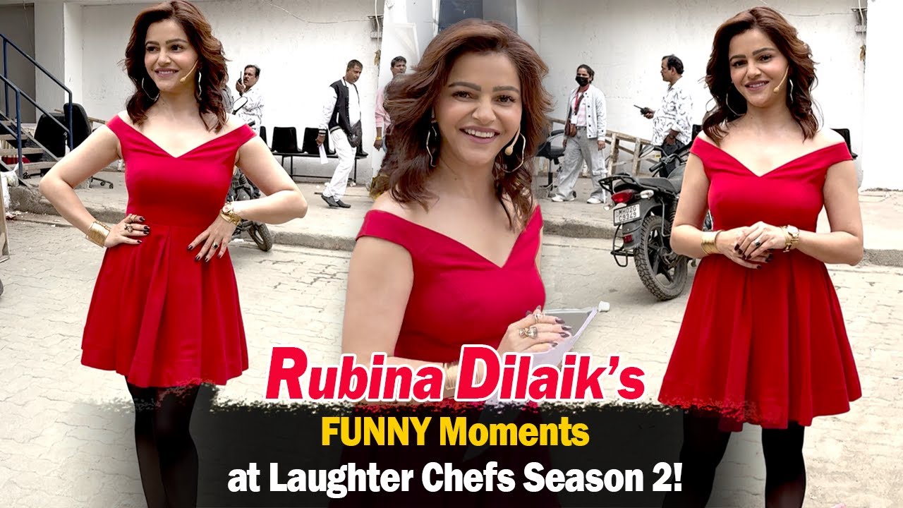Rubina Dilaik Graces Laughter Chefs S2 Set! #RubinaDilaik # ...