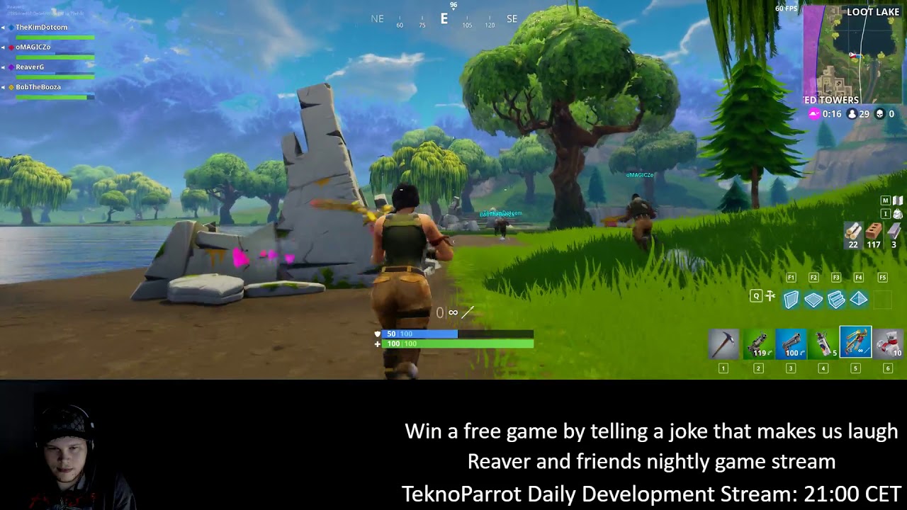 Fortnite with Kim Dot Com and friends - YouTube