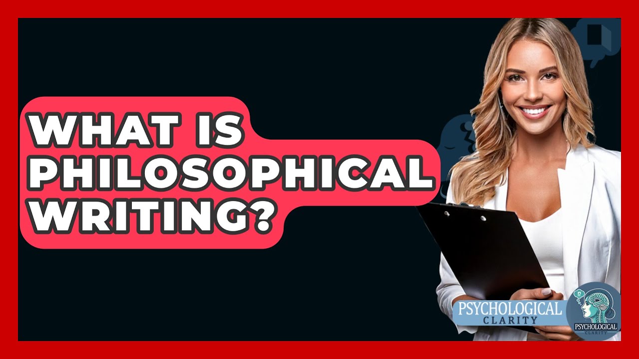 What Is Philosophical Writing? - Philosophy Beyond - YouTube