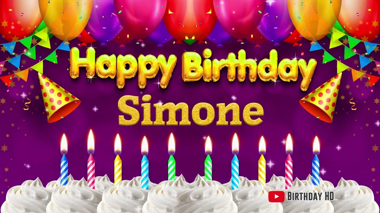 Simone Happy birthday To You - Happy Birthday song name Simone 🎁 - YouTube