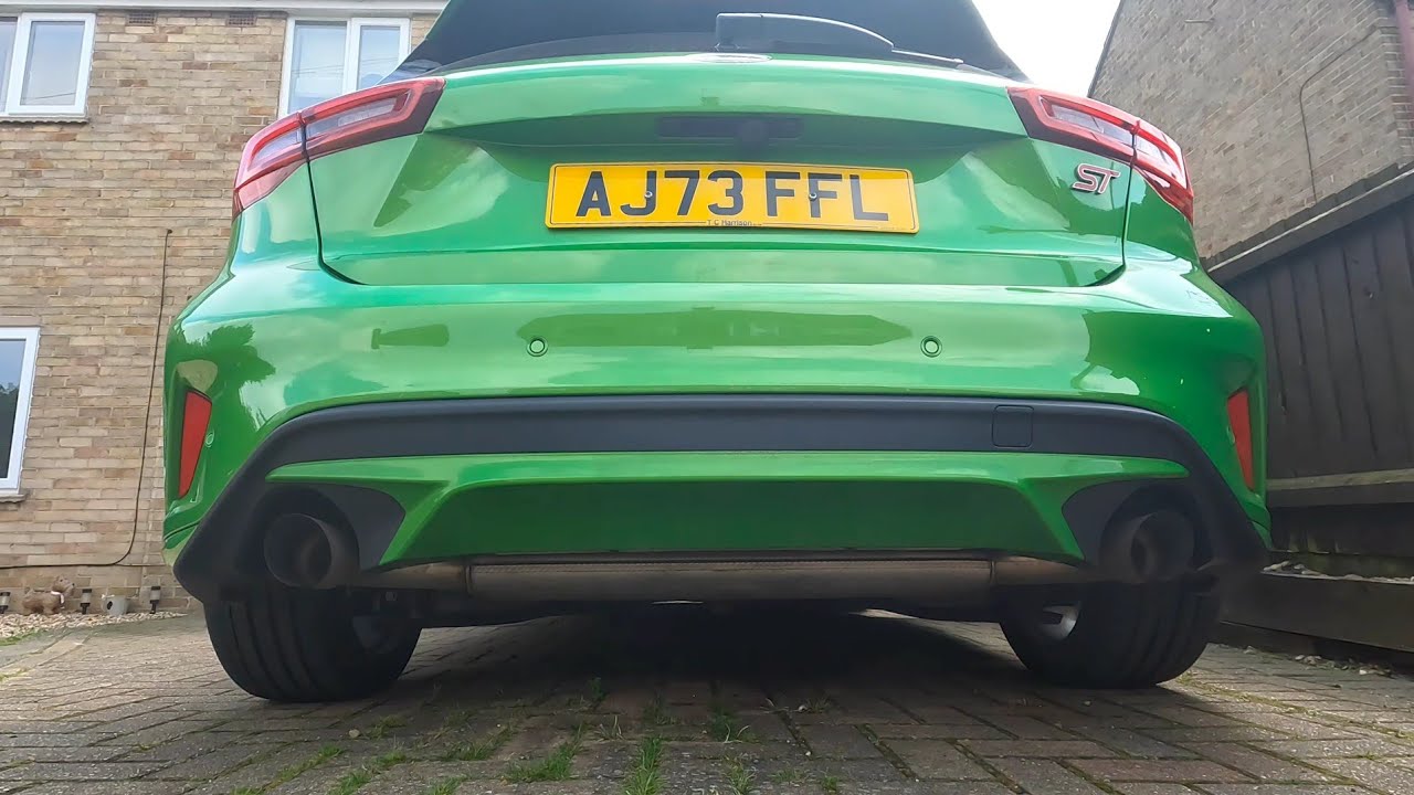 Mk4.5 Focus ST Exhaust Sound - Cold Start & Track Mode Sound - YouTube