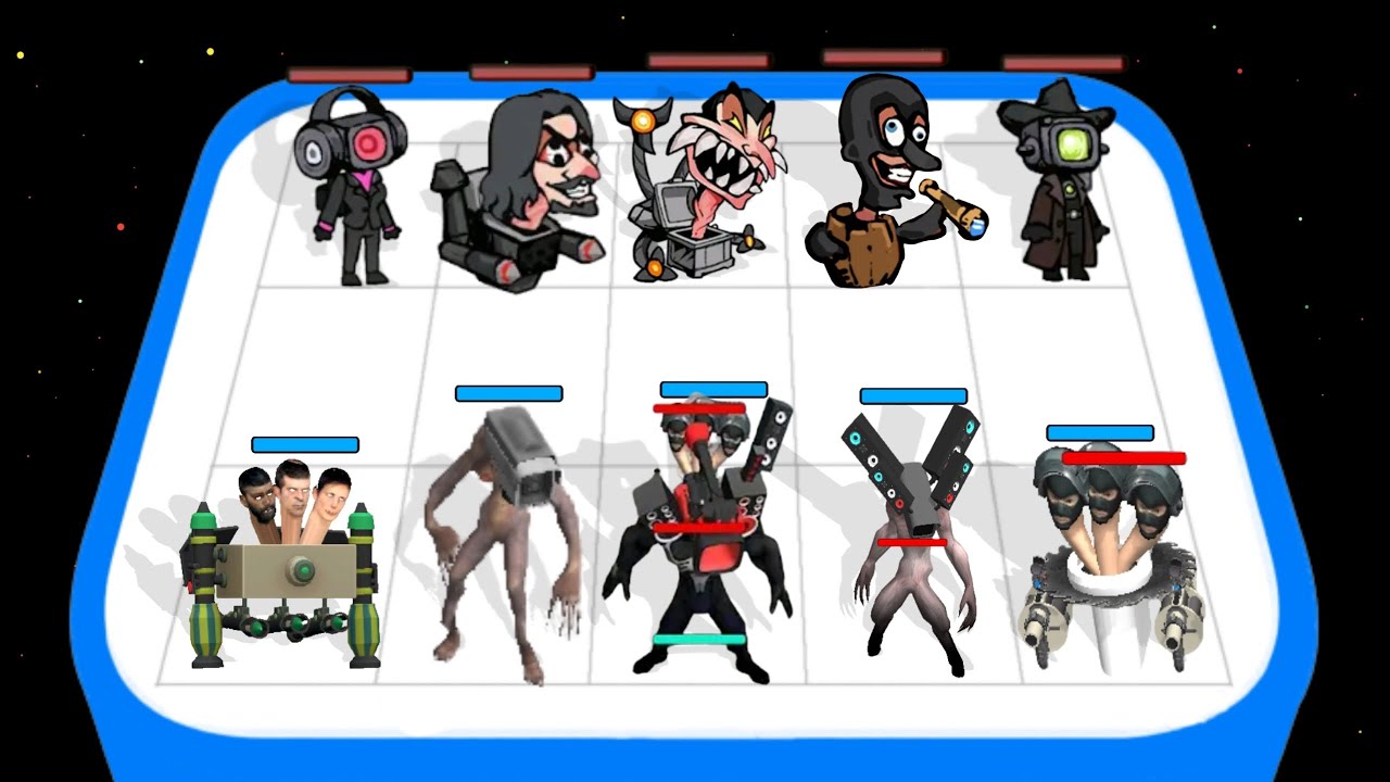 TV Camera Monster Cameraman VS Merge Toilet Camera Toilet Monster Game ...