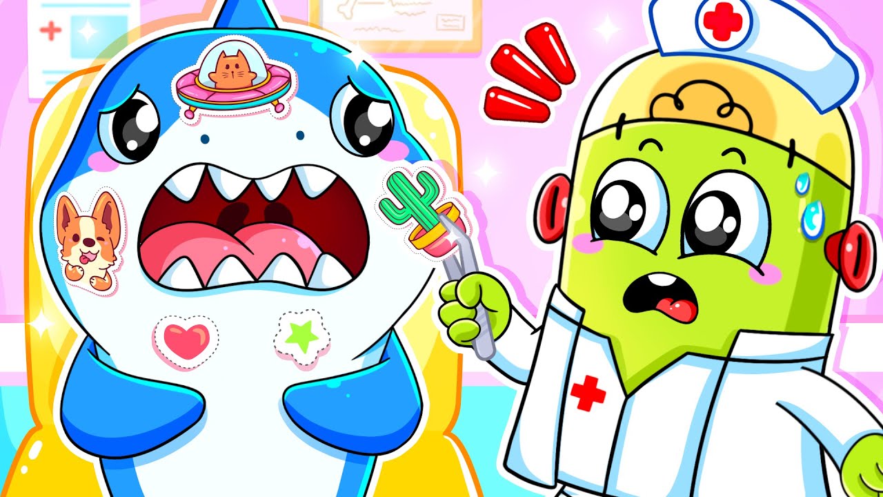Be Careful With Stickers😂Baby Got Sick | Safety Cartoon For Kids By ...