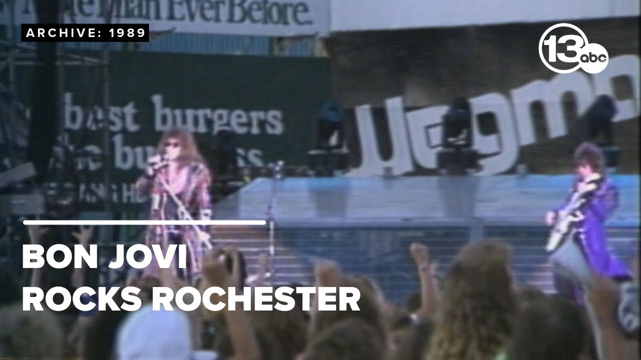 ARCHIVE: Bon Jovi performs at Rochester's Silver Stadium (7/5/89) - YouTube