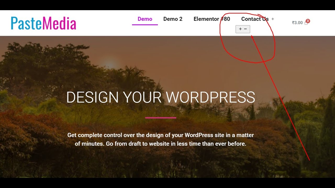How To Remove The PLUS MINUS Button From Elementor Nav Menu And Twenty How To Remove The PLUS MINUS Button From Elementor Nav Menu And Twenty