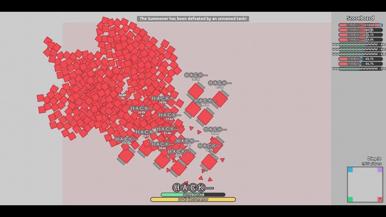 Diepio - multiboxing 15 red necromancers - YouTube