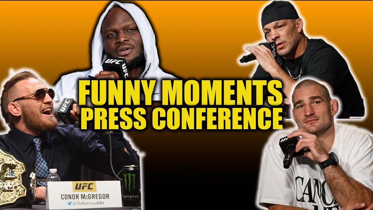 Funniest Press Conference Moments in UFC MMA - REACTION - YouTube