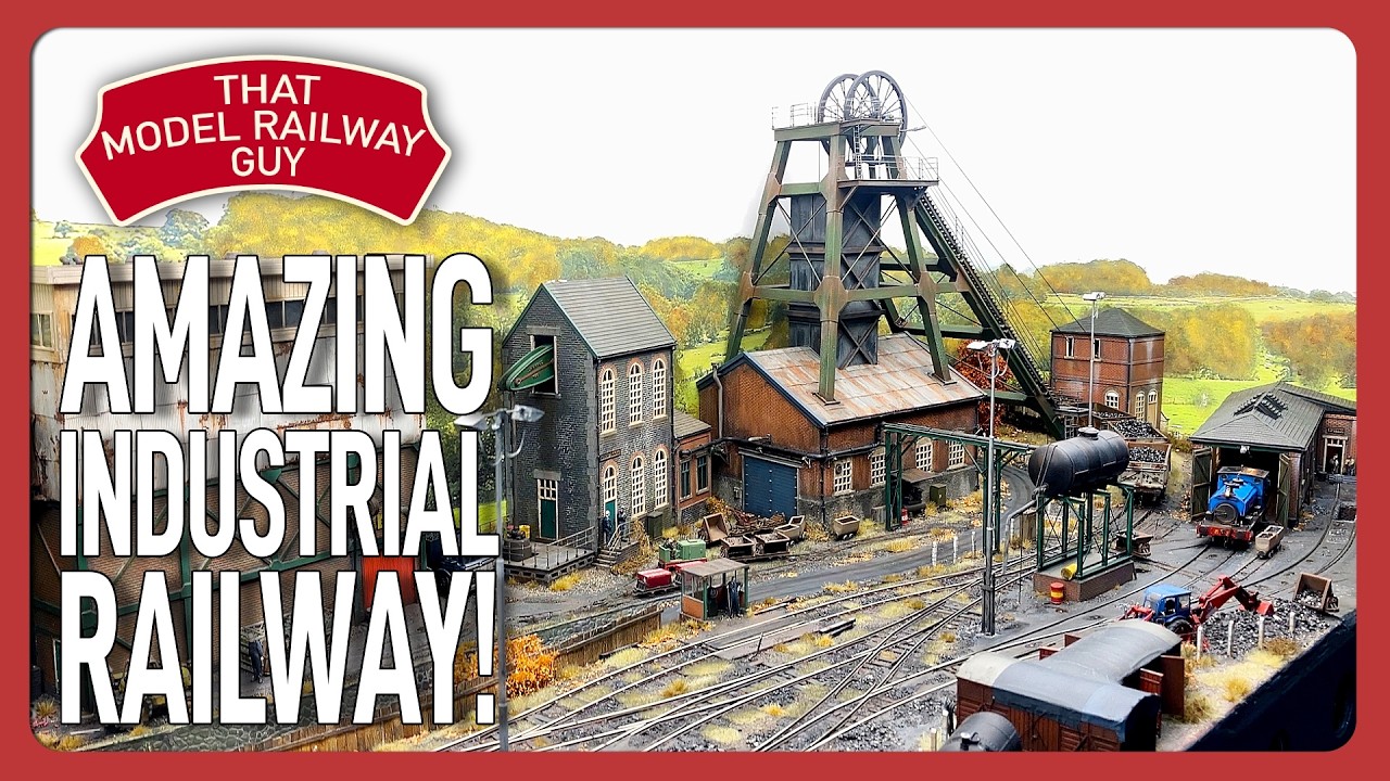 THIS MODEL RAILWAY HAS SO MUCH DETAIL!!! - R&J Colliery - An Industrial ...