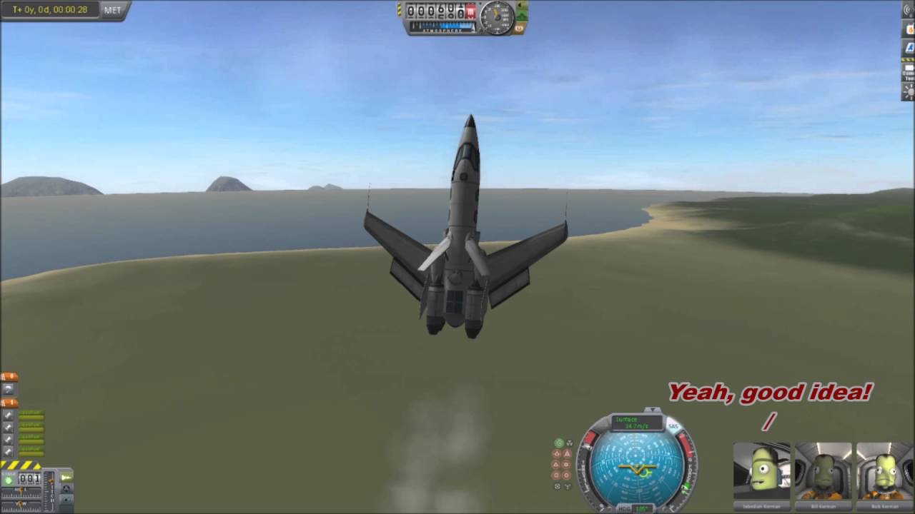 KSP: T-16 Skyhopper Plane - YouTube