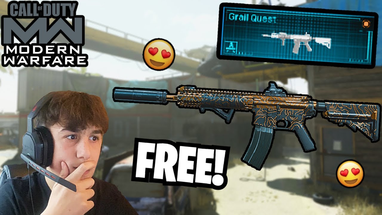 THE NEW *SECRET* GRAIL QUEST M4A1 IN MODERN WARFARE 😍(M4A1 Class Setup ...